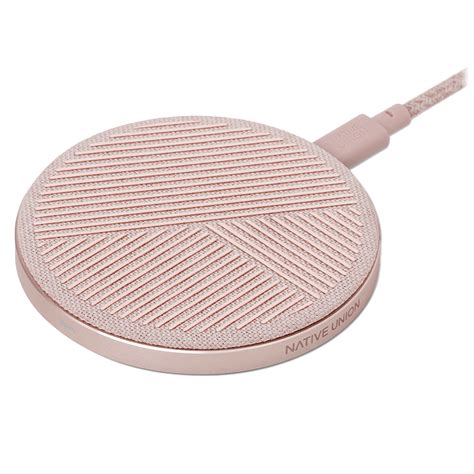 Native Union Drop Wireless Charging Pad 10W - Rose - Gadget Zone