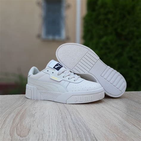 Женские Кроссовки Puma Cali (бежевые) Универсальные Современные ...