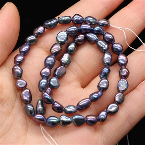 Бусины Из Натурального пресноводного жемчуга, 5-10 мм | AliExpress