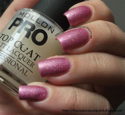 matte top coat over glitter polish | The Clockwise Nail Polish: Mollon ...