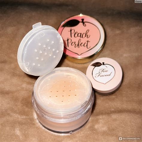 Пудра рассыпчатая Too Faced Peach Perfect - «Обожаю! Сахарная пудра ...