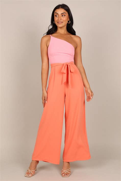 Leyton Jumpsuit - Pink/Orange - Petal & Pup