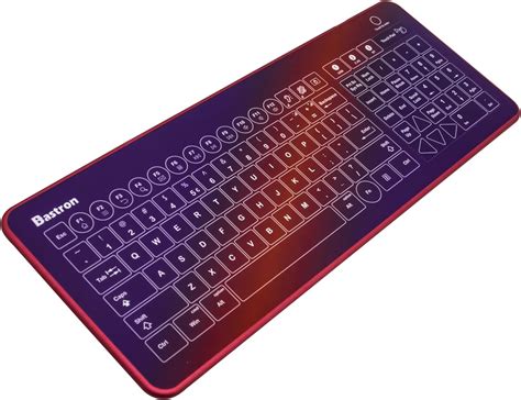 Amazon.com: Bastron Wireless Glass Touch Smart Keyboard with ...