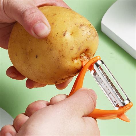 PDTO 1 шт. новый 4-в-1 овощечистка из нержавеющей стали для резки ...