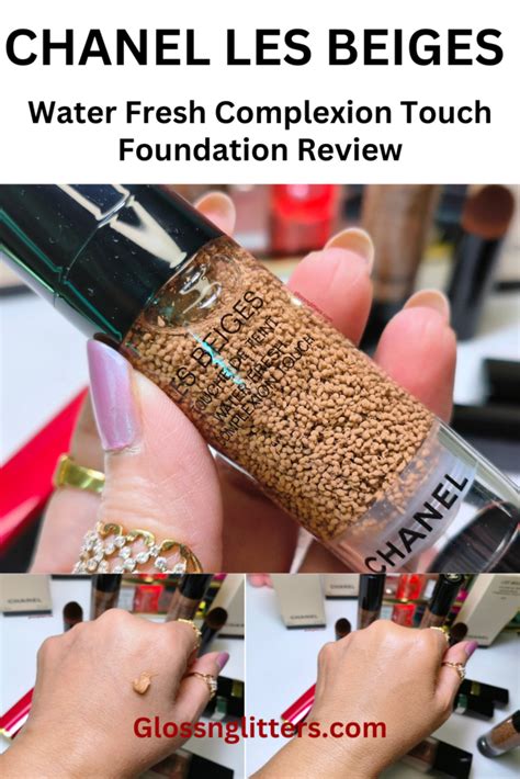 New Chanel Les Beiges Water Fresh Complexion Touch Review - Glossnglitters