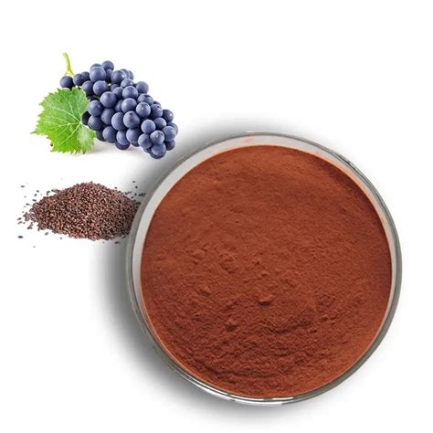 Preparation process of natural grape seed extract.