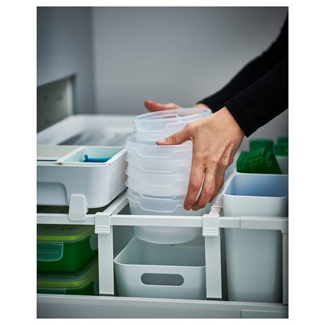 VARIERA Box, high gloss white, 9 1/2x6 3/4" - IKEA