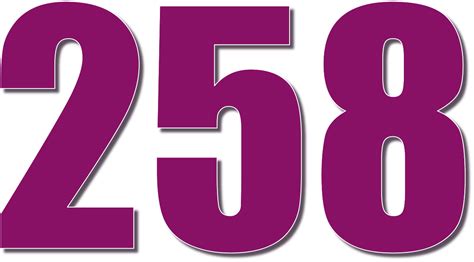О числе 258 – двести пятьдесят восемь, математические свойства, перевод ...
