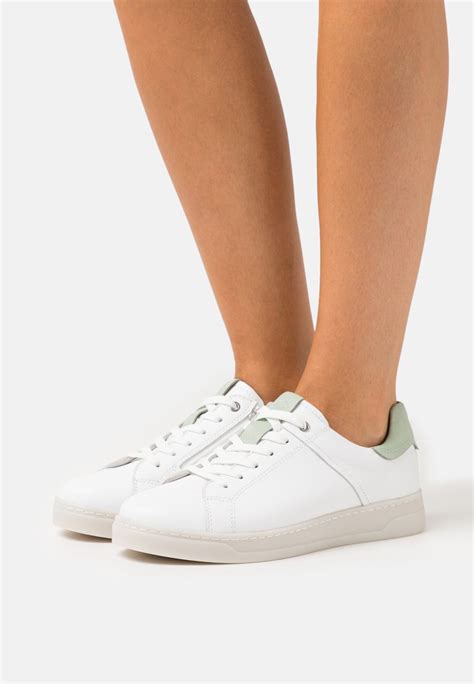Tamaris Pure Relax Trainers - white/mint/white - Zalando.de