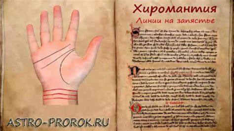 Хиромантия - линии на запястье значение, браслеты на запястье (часть 7 ...