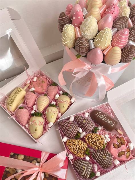 Подарочные наборы | Chocolate covered strawberries, Chocolate covered ...