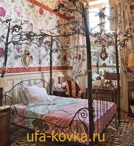 Фотографии кованых кроватей - художественная ковка. 274 фото.