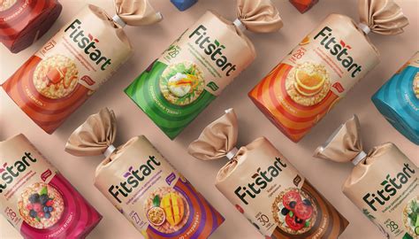 Fitstart: redesign of the crispbread brand :: Behance