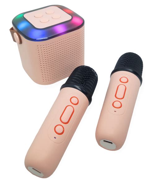 ᐉ Караоке система детская беспроводная Y1 колонка 2 микрофона bluetooth ...