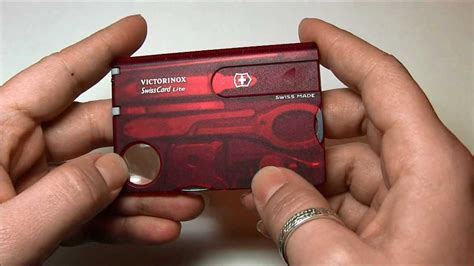 Victorinox Swiss Card Lite - Review - YouTube