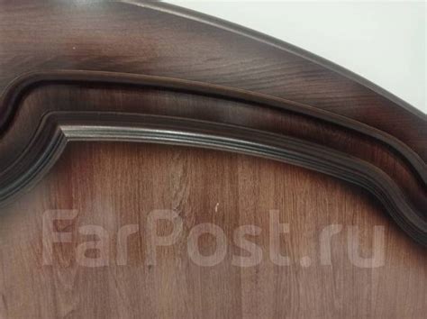 Кровать с матрасом 160*200, полутороспальная, тёмное дерево, 160,0 см ...