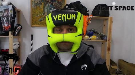Видеообзор на бамперный боксерский шлем venum elite iron headgear - YouTube