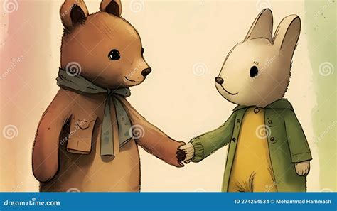 Little Bear Book Cover, Made with Generative AI Stock Illustration ...