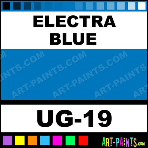 Electra Blue Non-Toxic Opaque Ceramic Paints - UG-19 - Electra Blue ...