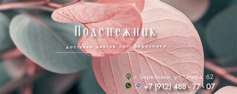 Подснежник- Цветы Березники Доставка | Цветочный салон Подснежник ...