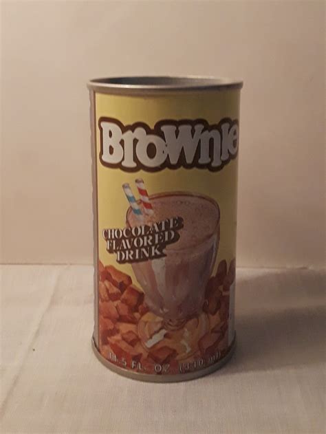 Vintage Brownie Chocolate Drink Can - Rare- Pull-tabbed on Both Ends ...