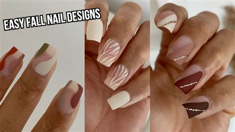 FALL NAIL DESIGNS | easy trendy fall nail art compilation | fall nail ...