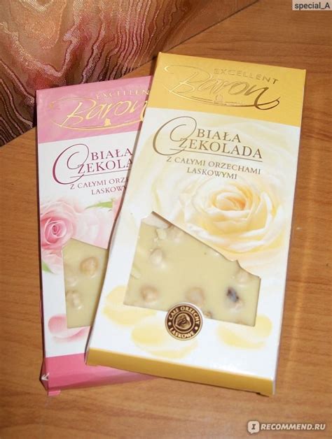 Белый шоколад Baron Excellent Baron Biała Czekolada - «Очень вкусный ...