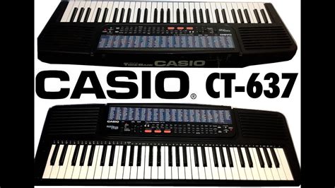 CASIO CT-637 - YouTube