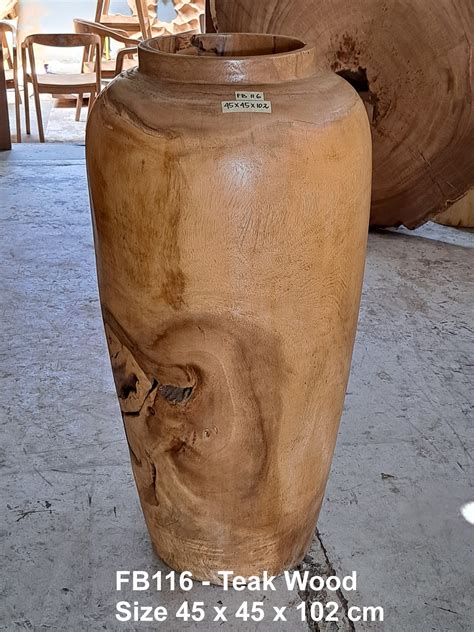 WOODEN POT FB116 – Bali Wood Slab