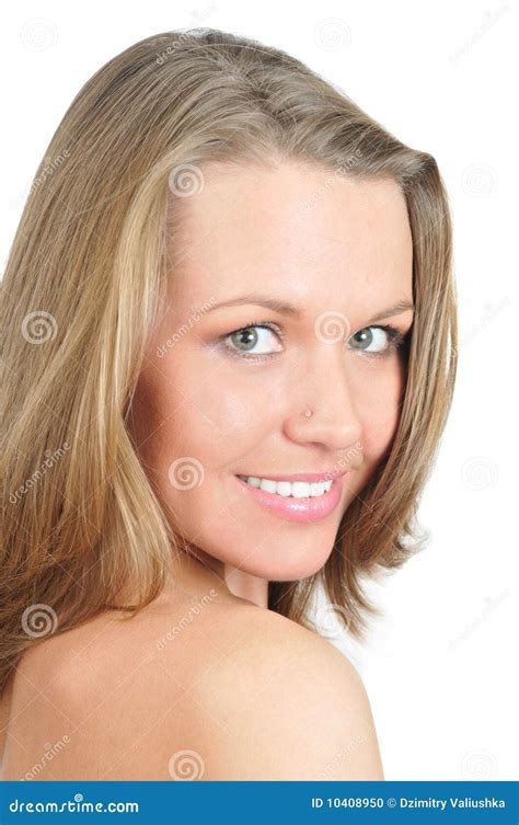 Portrait of Nice Fresh Girl Stock Photo - Image of beautiful, happy ...