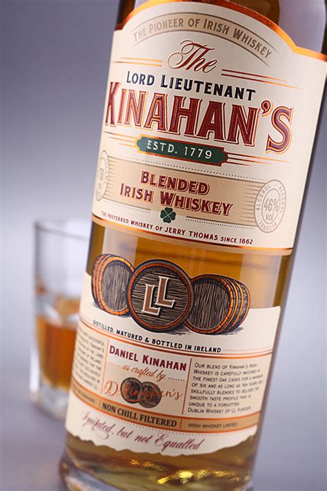 Irish whiskey rebranding "Kinahan's"/Ребрендинг виски on Behance