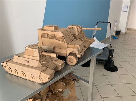 DIY Cardboard Tanks