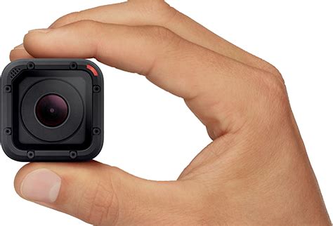 Камера GoPro session в руке PNG