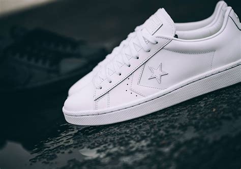 Converse Pro Leather 76 Ox Tonal White Black | SneakerNews.com