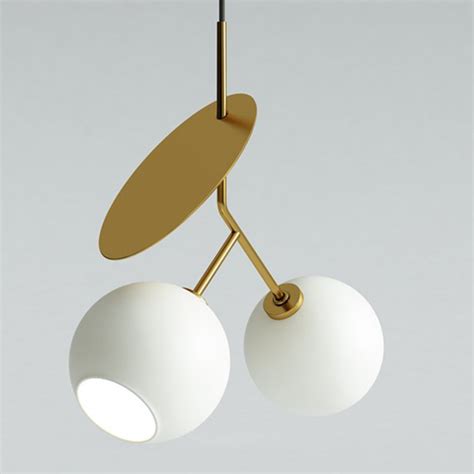 Подвесной светильник Cherry Pendant Double Gold по цене 15 500 руб ...