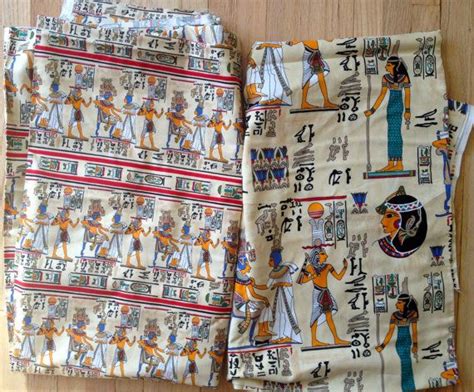 Egyptian Fabric Pieces | Etsy | Egyptian fabric, Printing on fabric ...