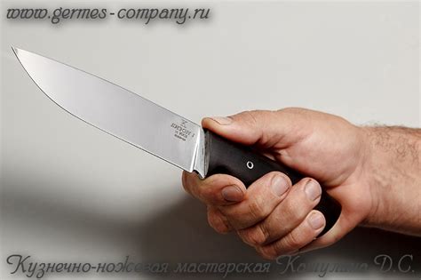 Нож Бизон 1, черный граб купить в интернет-магазине Кашулина Д.С.