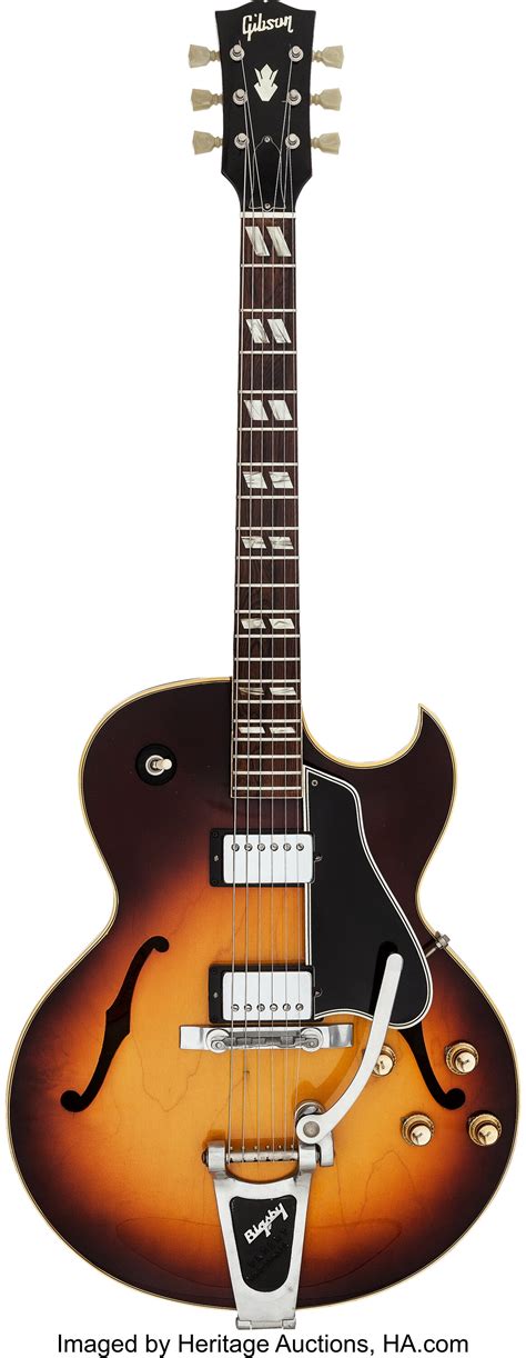 1965 Gibson ES-175 D Sunburst Archtop Electric Guitar, Serial # | Lot ...