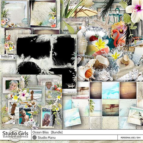 Ocean Bliss – Digital Scrapbooking