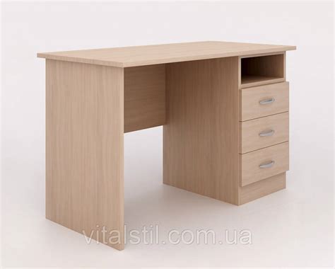Купить Стол письменный однотумбовый на три ящика СП-7 1200х600х750мм в ...