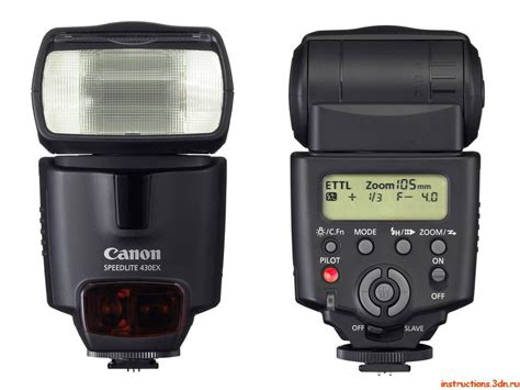 Инструкция Canon speedlite 430 ex ii скачать бесплатно - Вспышка ...