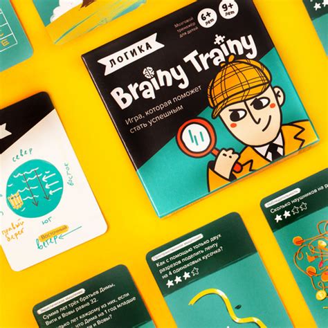 Купить Brainy Trainy Логика настольная развивающая игра для тренировки ...
