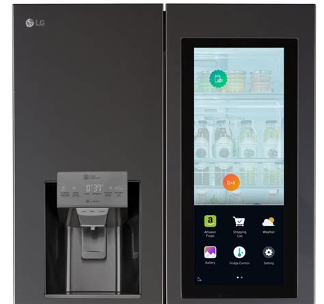 Холодильник LG Smart InstaView с сенсорным ЖК-экраном с диагональю 29 ...
