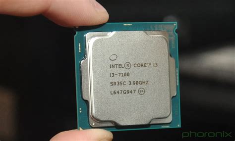 [Phoronix] Intel Core i3 7100 Kabylake Linux Benchmarks Image (Intel ...