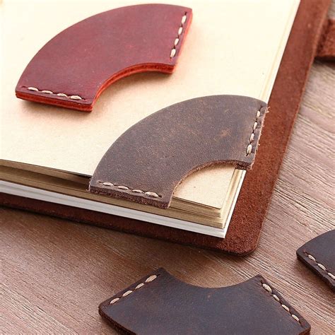 2 упаковки, маркеры для книг ручной работы, из натуральной кожи ...