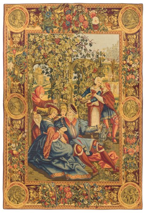 Elegant wall tapestries - Italian and French tapestry art