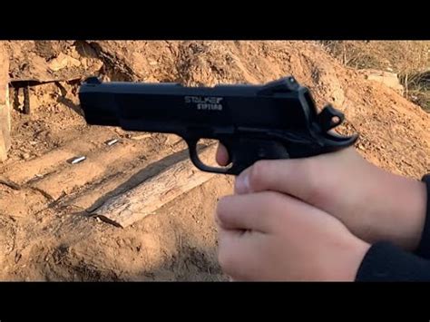 Пневматический пистолет stalker s1911rd - YouTube