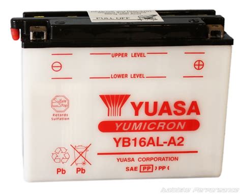YUASA yb16al-a2 Batterie