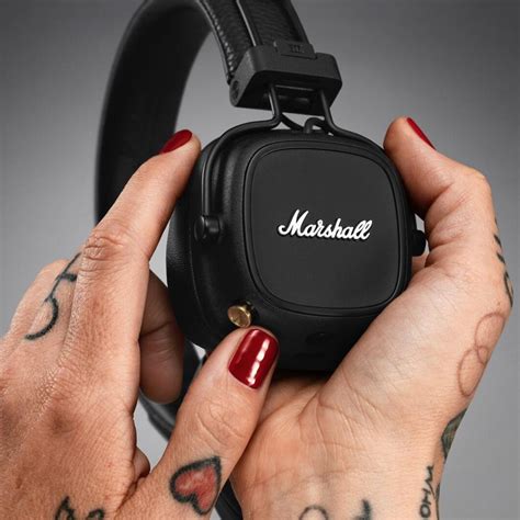 Беспроводные наушники Marshall Major IV Black: купить по выгодной цене ...
