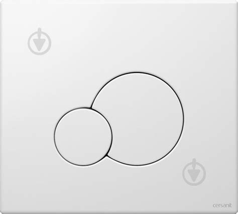 ᐉ Кнопка смыва Cersanit BASE CIRCLE белый • Купить в Киеве, Украине ...